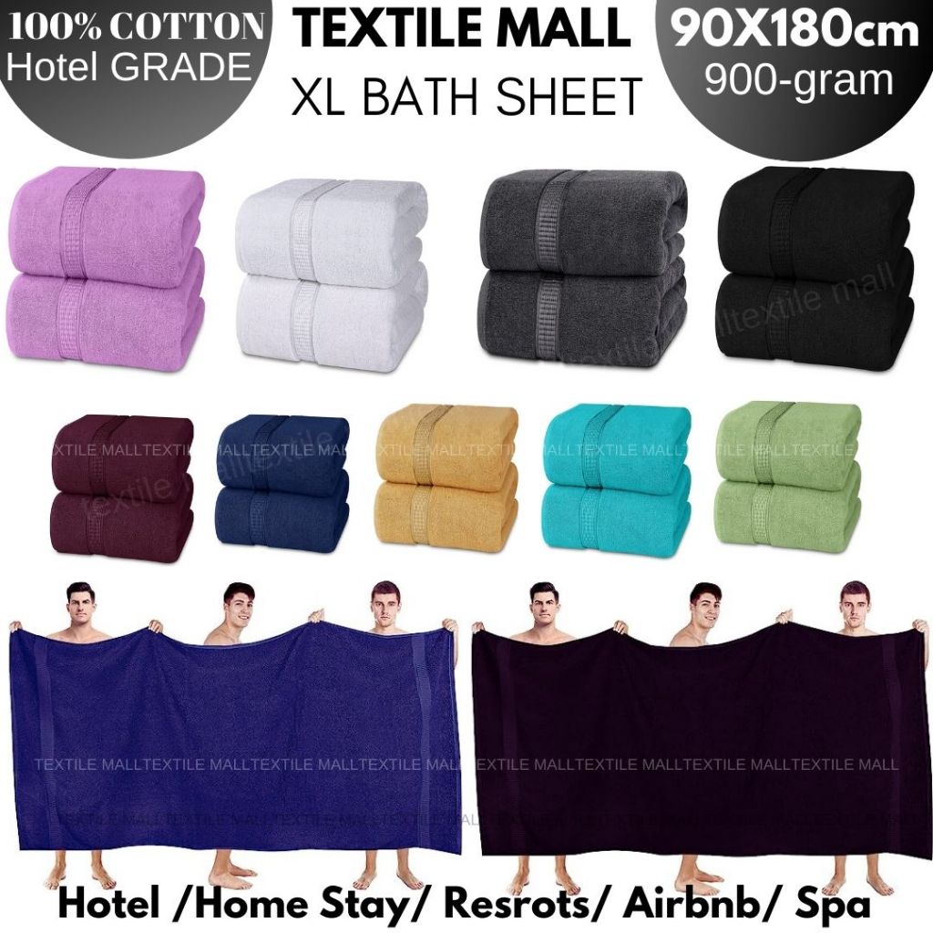 [READY STOCK]🇲🇾Tuala mandi 100% SERAP AIR besar lebar labuh 90cmx180cm ...