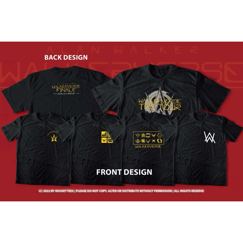 Alan Walker Walkerverse Tour in KL Tshirt & Totebag 100% Cotton Unisex | Shopee Malaysia