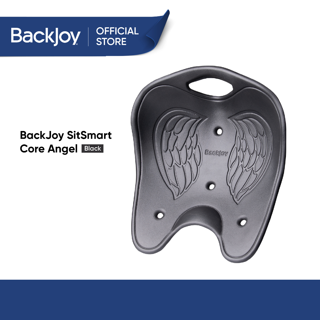 BACKJOY SitSmart Core Angel Posture Seat Support Smaller Frame Waist Back Pain Relief for Home ...