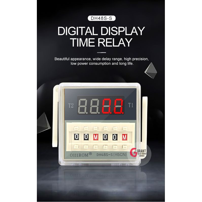 DH48S-S Digital AC 220V Precision Programmable Time Delay Relay With Socket Base Timer | Shopee ...
