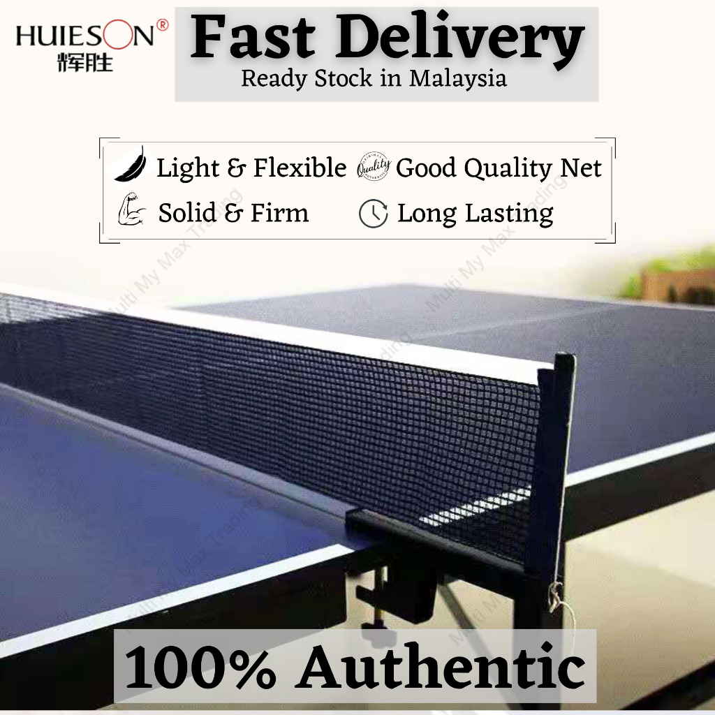 Portable Huieson Ping Pong Net / Table Tennis Net {Steel} | Shopee Malaysia