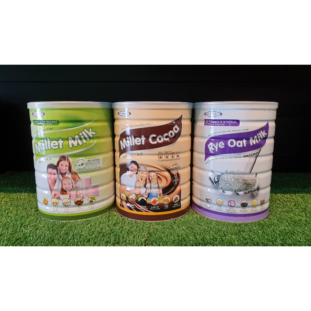 MHP-MIRACLE ORGANIC MILLET MILK/COCOA MILLET/RYE OAT 900G | Shopee Malaysia