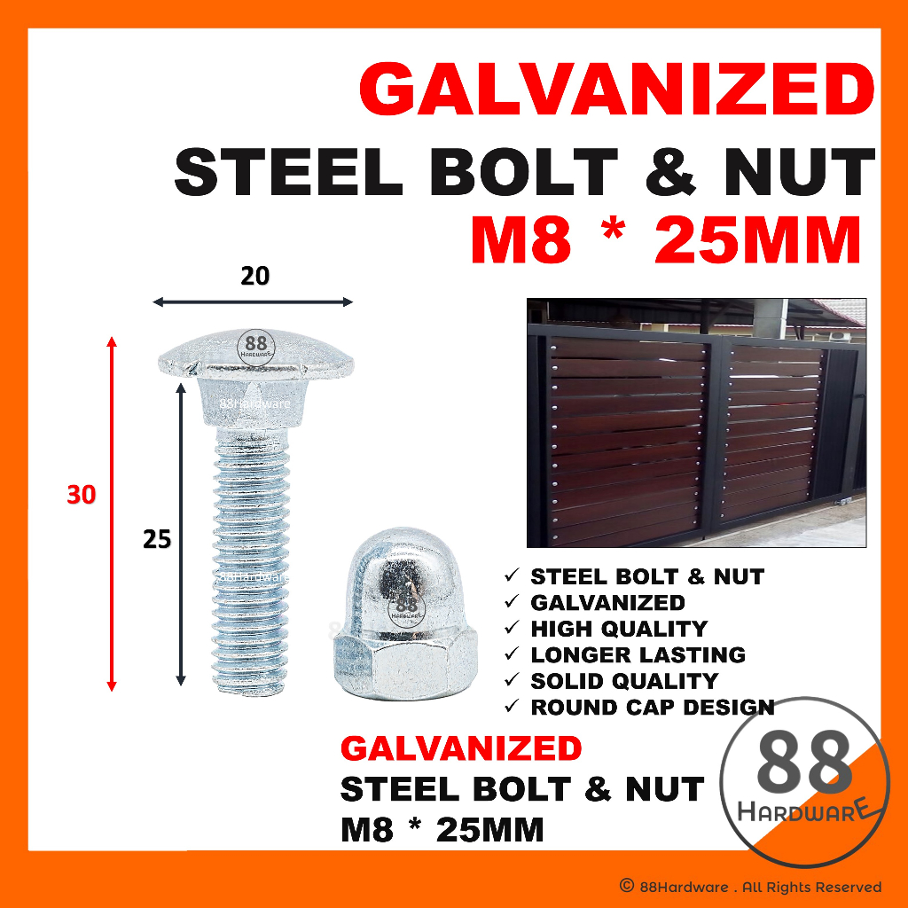 【Galvanized】M8 bolt and nut aluminium gate panel/aluminium panel for ...