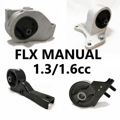 Schmaco Engine Mounting Kit for Proton Saga BLM FL FLX 1.3 Auto ...