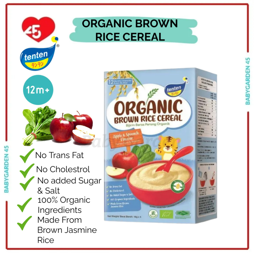 TenTen / Ten2 Baby Guide Baby Rice Rusk 6m+ Organic Baby Rice Puff ...