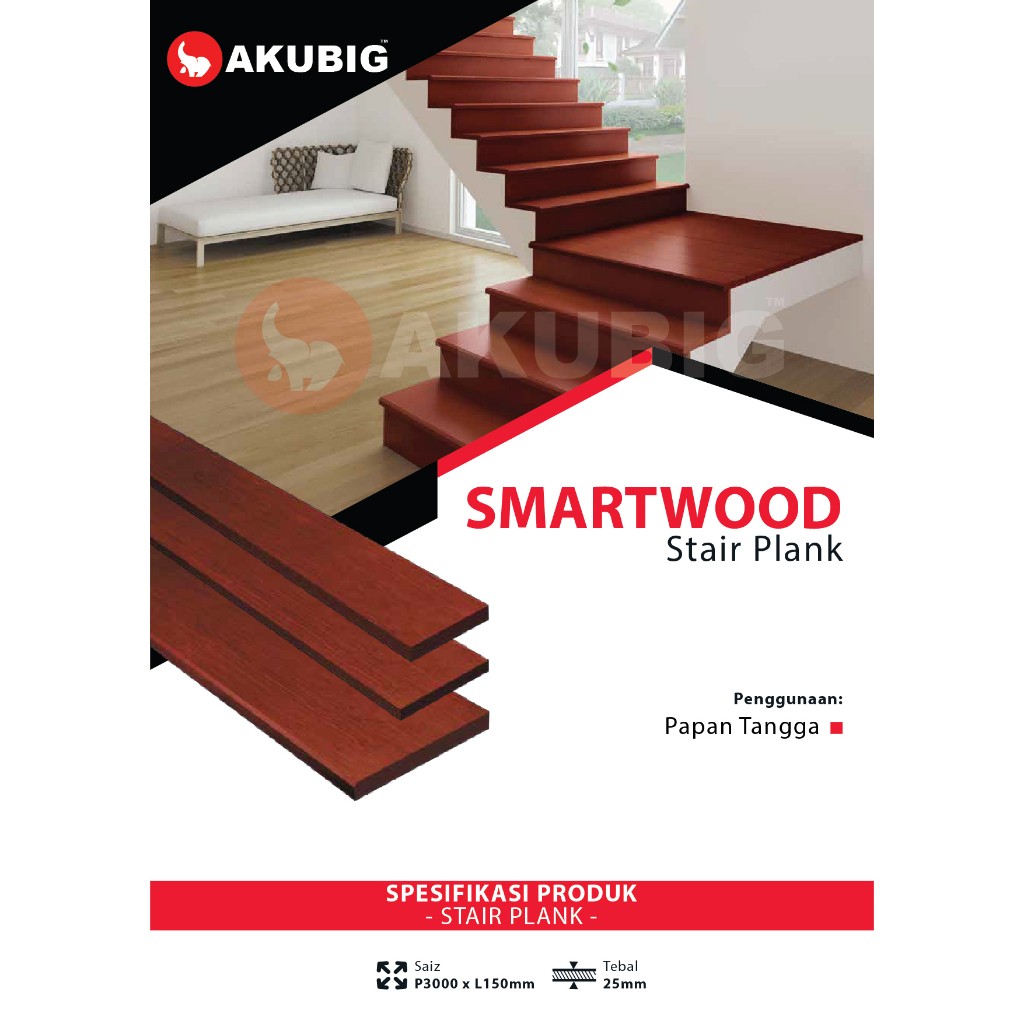 SMARTWOOD | STAIR PLANK | FIBER SIMEN | Shopee Malaysia