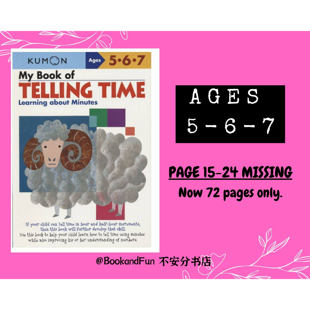 (PDF) 5-6-7 Printable KUMON Telling Time Mathematics Preschool ...