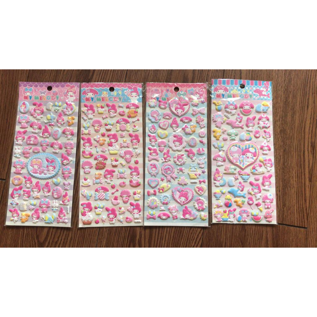Melody 3D Sticker (4 different design) | Shopee Malaysia