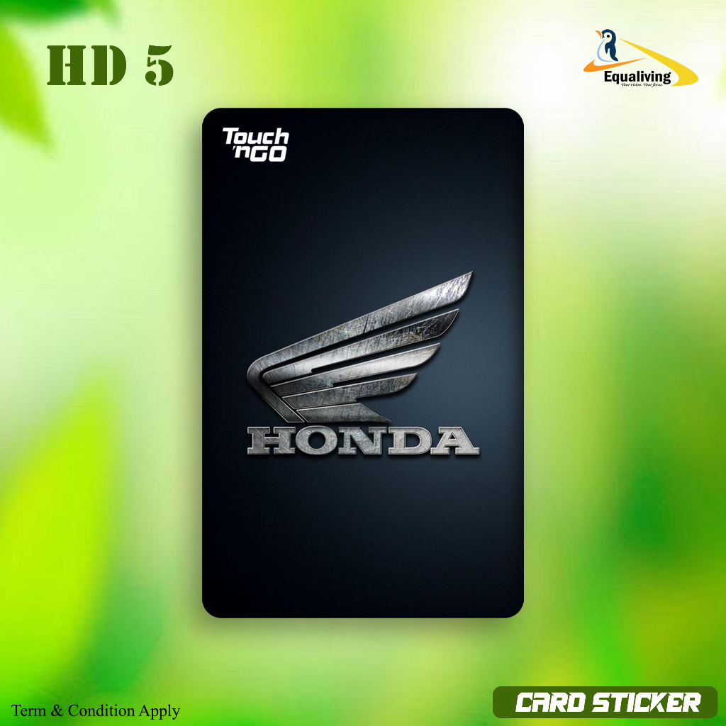 HONDA - Touch n Go Card Sticker Cover (Waterproof, High Quality) ,TNG ...