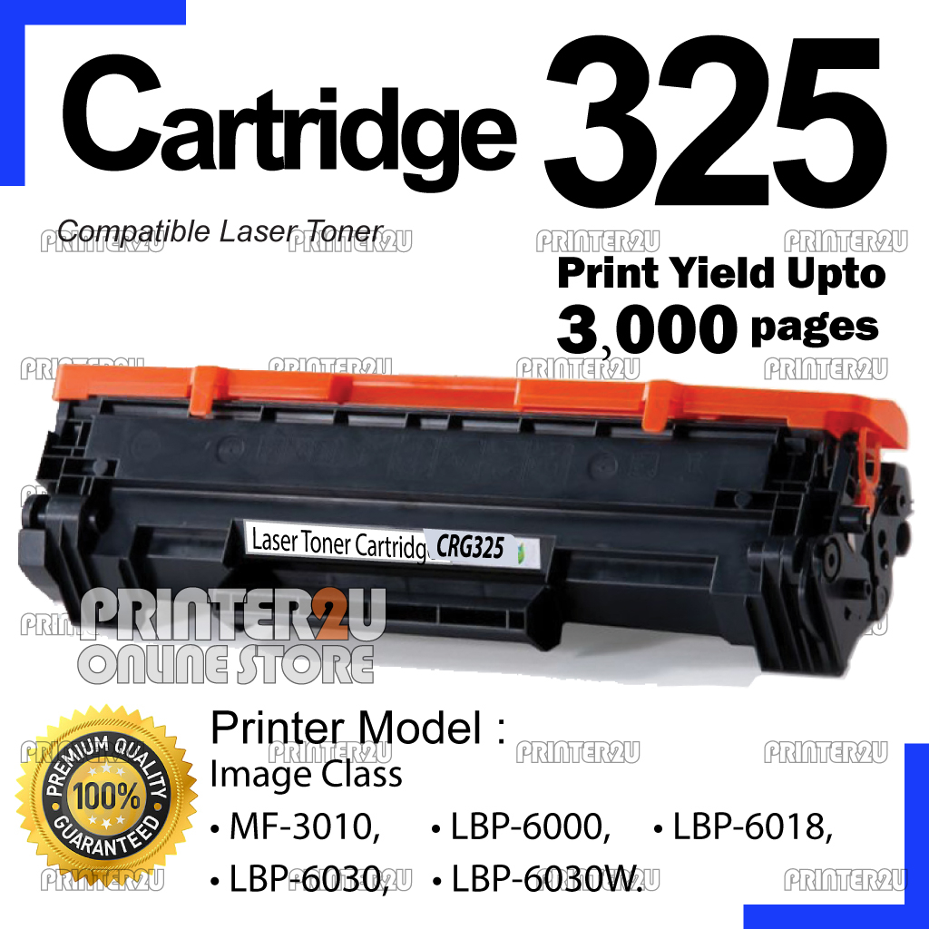 CRG Cartridge 325 CRG325 Laser Toner Compatible to CANON LBP6000 LBP6030 LBP6030w ImageClass ...