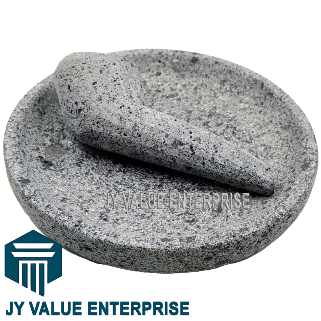 LESUNG GESEK COBEK BATU LAVA GUNUNG BERAPI ULEK 20CM | Shopee Malaysia