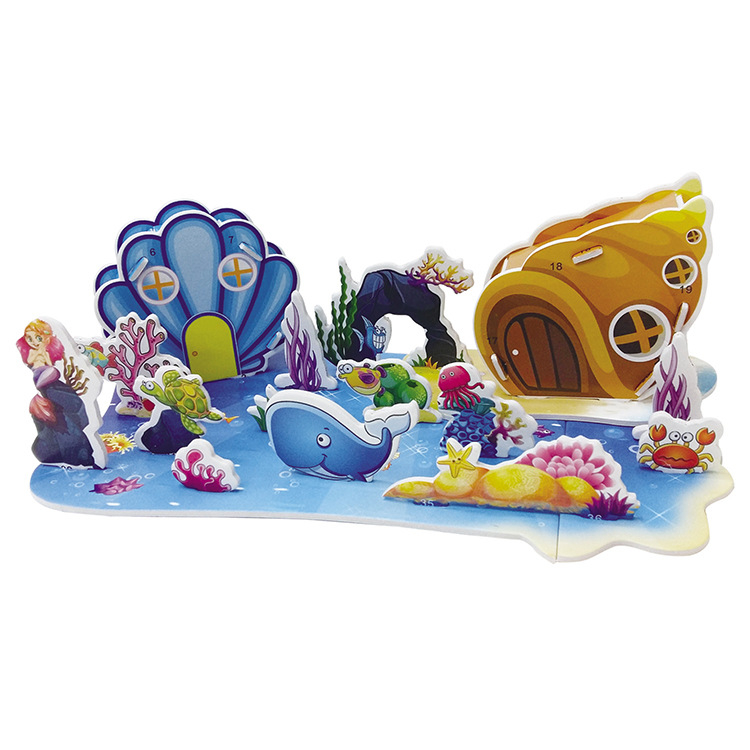 3D Puzzle Building Jingsaw for kids/ KLCC 3D Puzzle Educational Toys ...