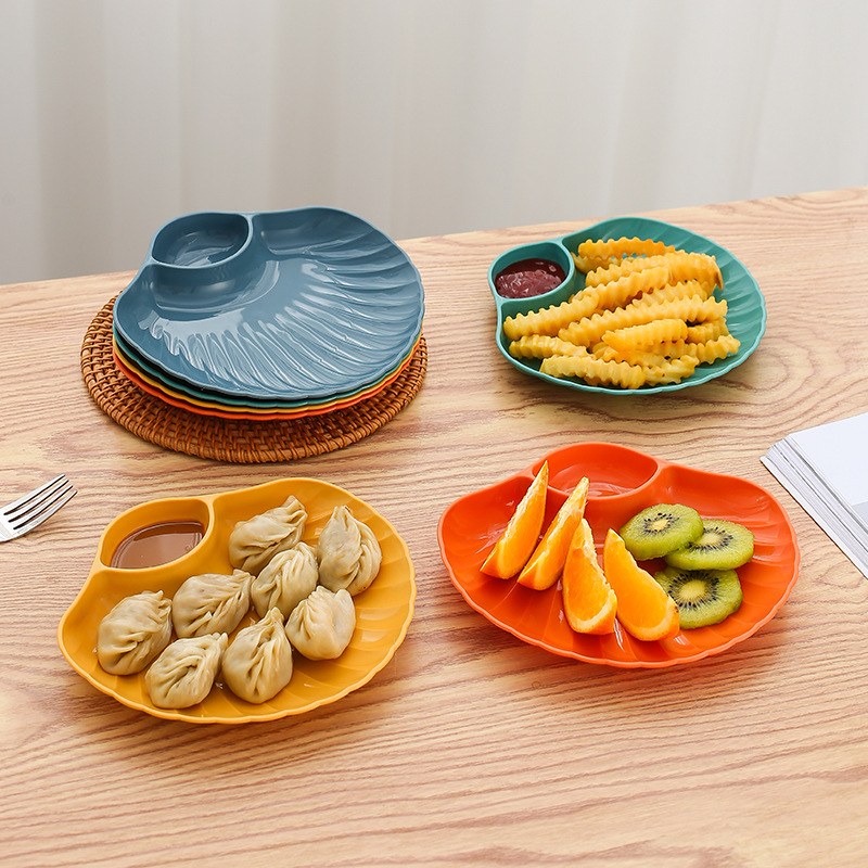 Small snack plate Shell shape snack plate Pinggan snek kecil Pinggan ...