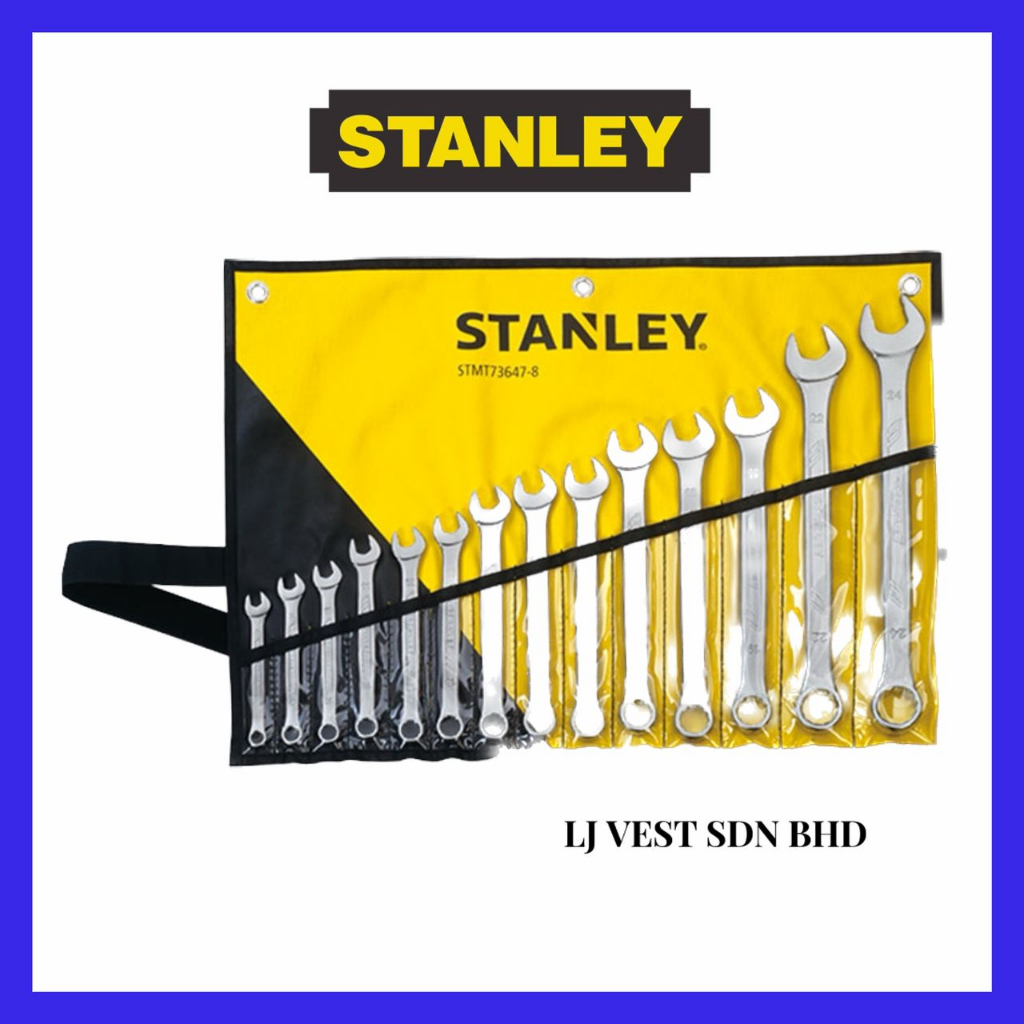 STANLEY COMBINATION SPANNER 7MM - 29MM | Shopee Malaysia