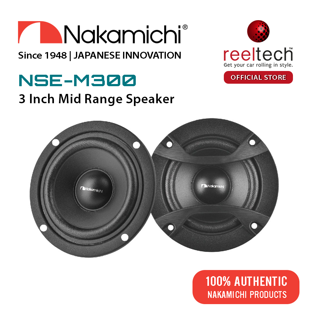 Nakamichi NSE-M300 - 3 inch Mid Range Speaker | Speaker Kereta ...
