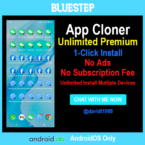 Bluestep - App Cloner Pro 2024 AndroidOS Unlimited Clone App | Shopee Malaysia