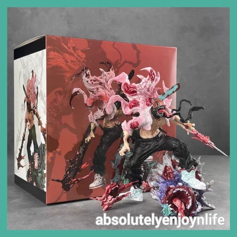 🇲🇾Ready Stock🇲🇾Chainsaw Man Denji Rage vs. Bat Monster Rage Scene ...