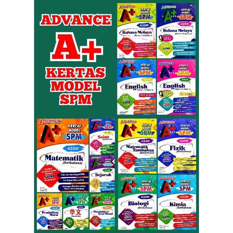 Buku Latihan Spm Advance A Kertas Model Spm Kssm Cemerlang