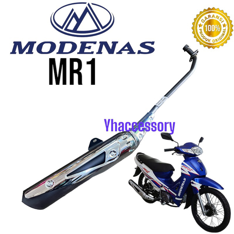 MODENAS KRISS MR1 - STANDARD EXHAUST PIPE & SIDE COVER EXHAUST / EKZOS ...