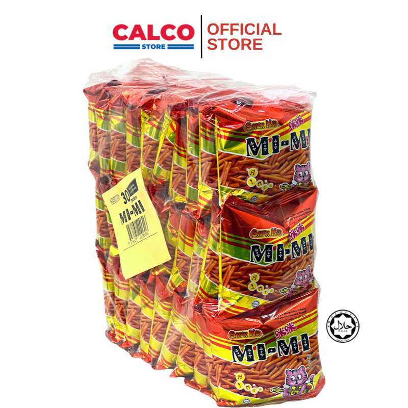 16g x 30’s Snek Ku Mi Mi Keropok Berperisa Udang Prawn Flavoured Snack ...