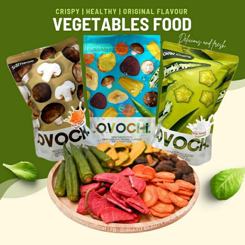 OVOCHI Kerepek Sayur Viral New Edition | Produk MUSLIM | Shopee Malaysia