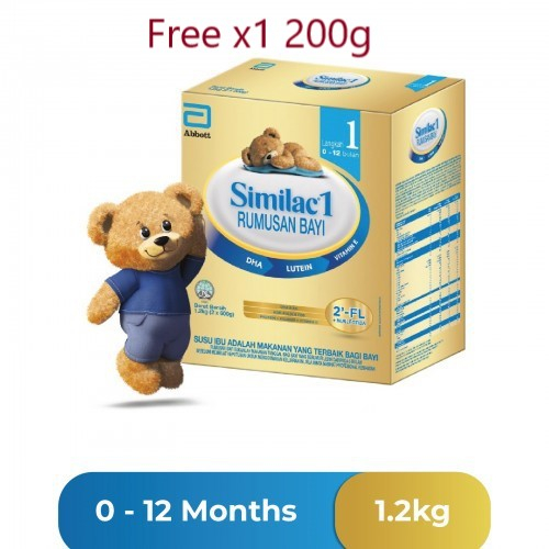 Similac Step 1 1.2kg (Exp: 07/2024) Free x1 Step 1 200g | Shopee Malaysia