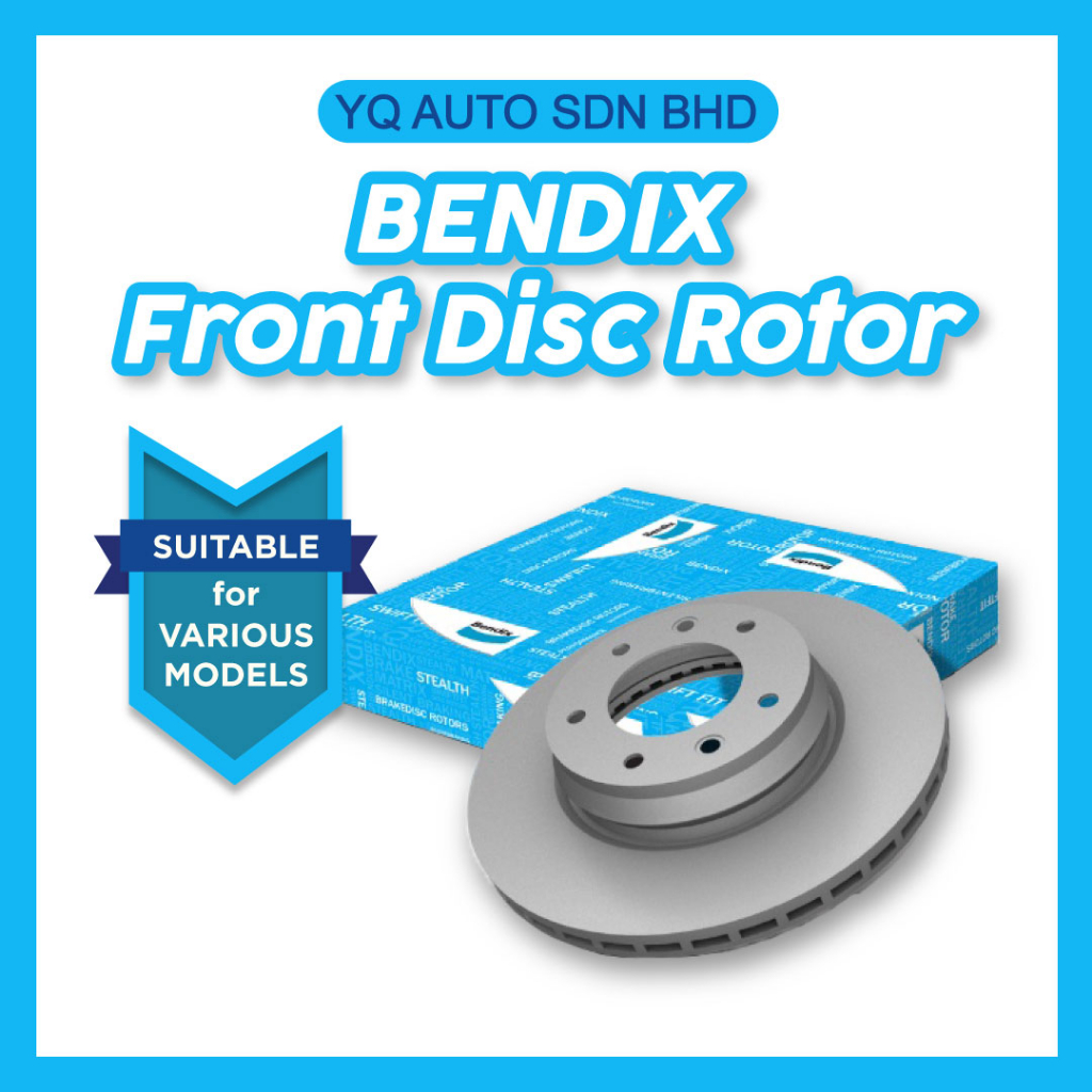 Original Bendix Swiftfit BR9408 Rear Disc Rotor - Toyota Vios NCP93 ...