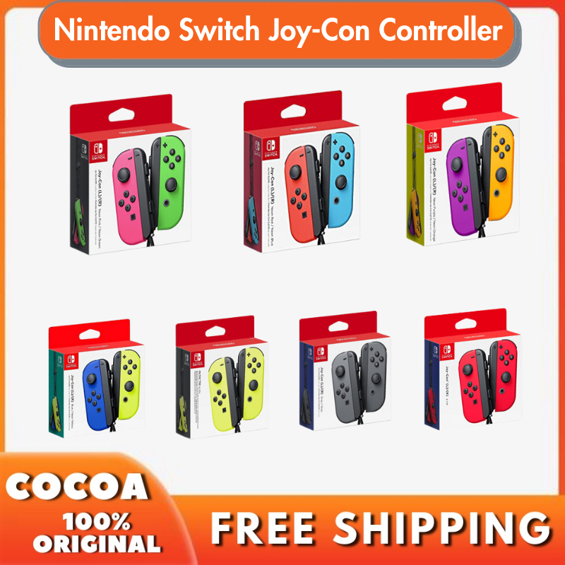 (Ready stock)original Nintendo Switch Joy-Con Controller Pair - Neon ...