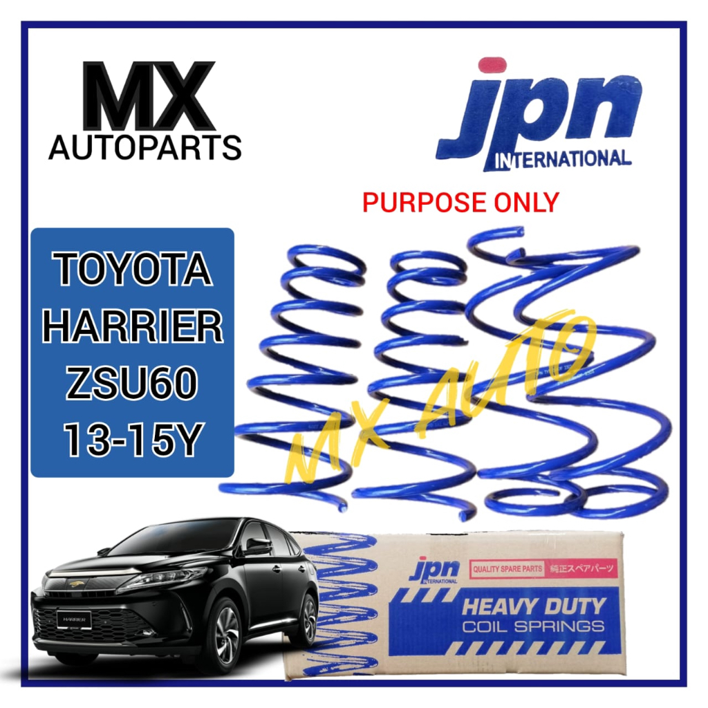 JPN INTERNATIONAL HEAVY DUTY COIL SPRING TOYOTA HARRIER ZSU60 2013 ...