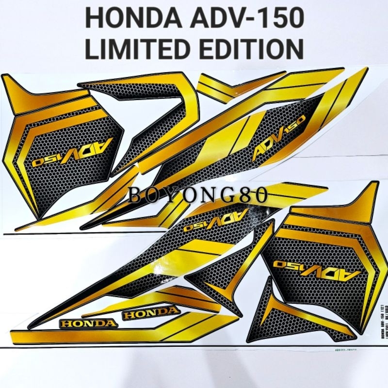 HONDA ADV 150 ( 12 ) BODY STICKER SPECIAL EDITION ( READY STOCK ...