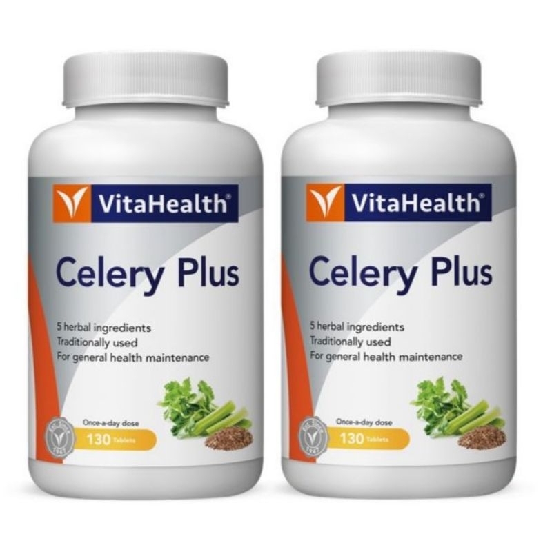 VITAHEALTH Celery Plus (130 Tablets × 2)Exp:November/2025) | Shopee ...