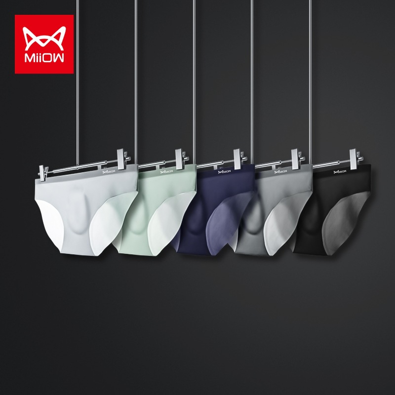 Miiow ultra-thin men’s underwear seamless triangle shorts summer ...