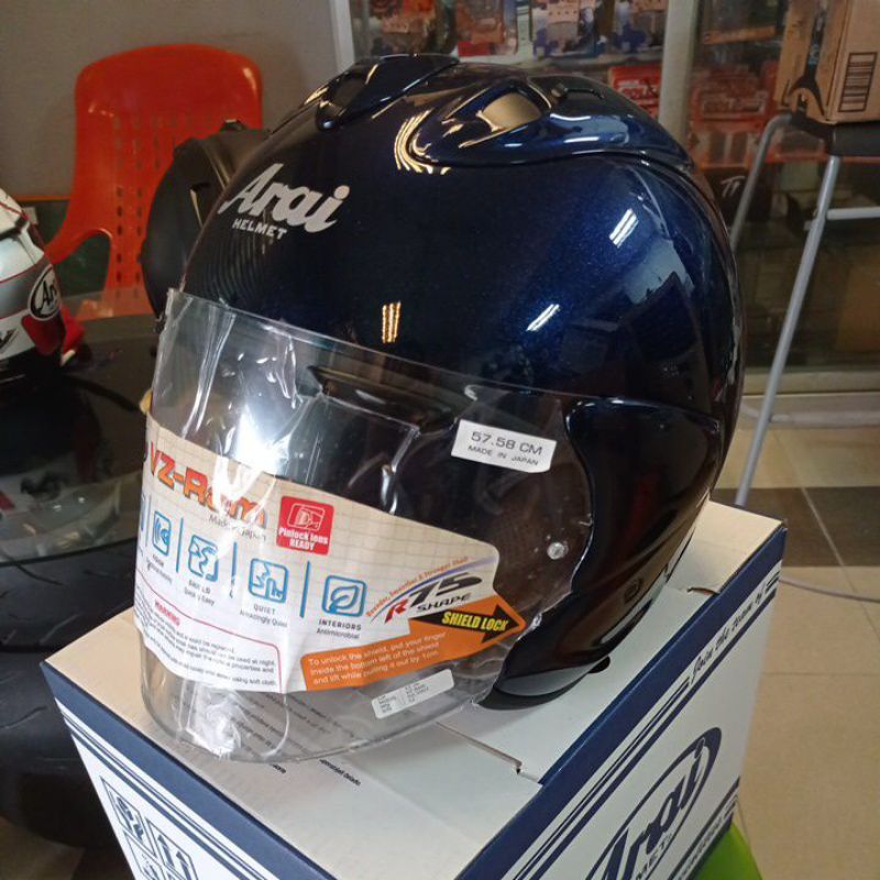Arai VZ-RAM VZram open Face helmet Glass Blue Original Arai Japan | Shopee Malaysia