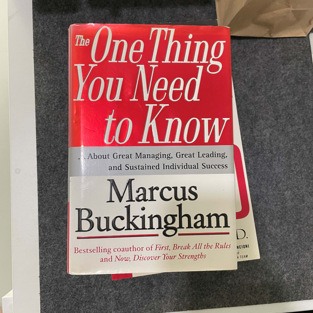 The One Thing You Need to Know about Great Managing, Great Leading, and ...