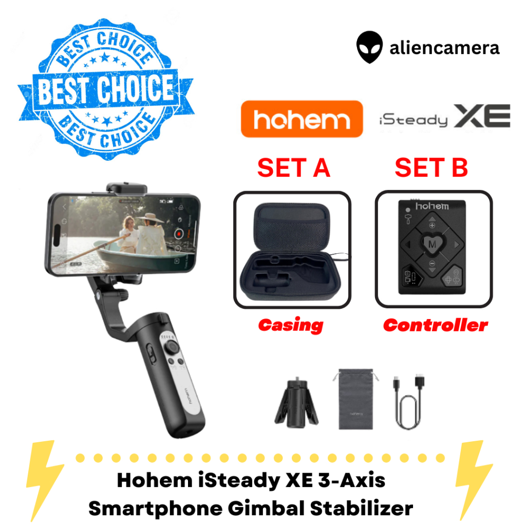 Hohem iSteady XE Kit 3-Axis Smartphone Gimbal Stabilizer 🌟Gimbal Viral ...