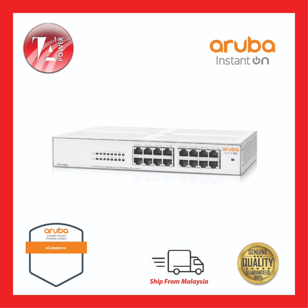 [PRE ORDER] HPE Networking Instant On Switch Series 1430 16-Port Gb ...