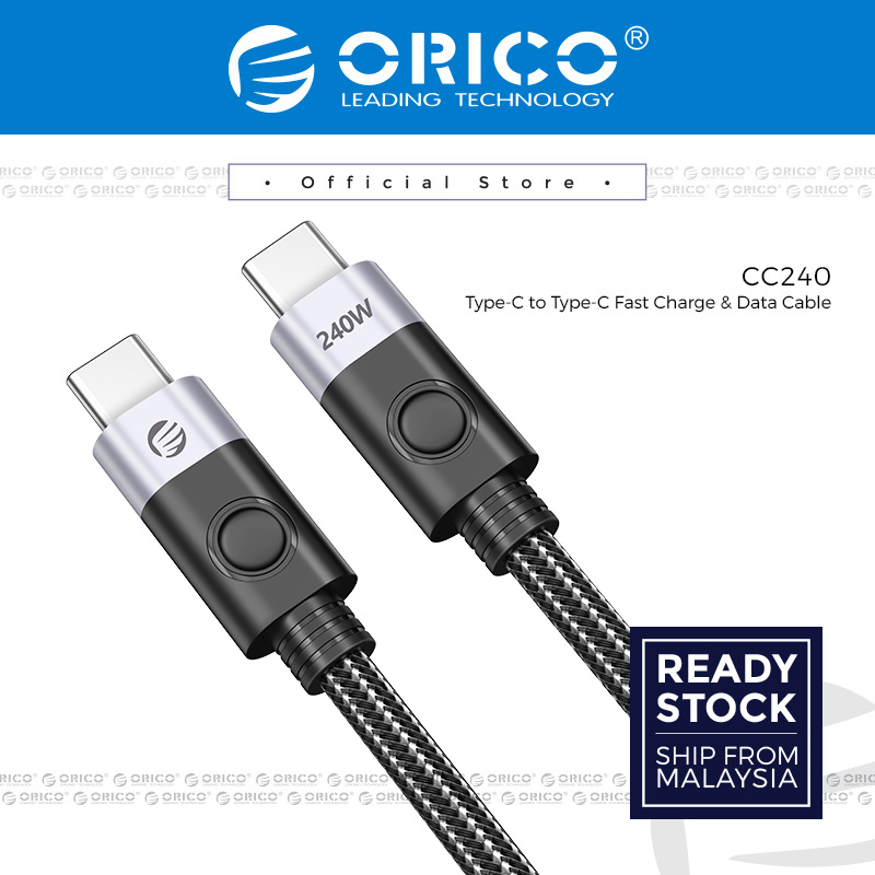 ORICO CC240 USB-C PD240W 40Gbps Multifunctional Data & Charging Cable ...