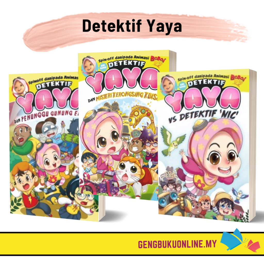 Novel Kanak-Kanak : Detektif Yaya - Spin Off daripada Animasi Boboiboy [Novel + Komik] | Shopee ...