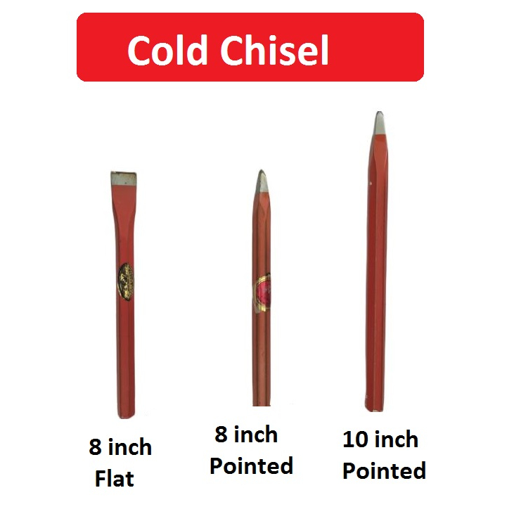 CHINA 8 inch 10 inch Concrete Chisel Cold Chisel Flat / Point Pahat ...
