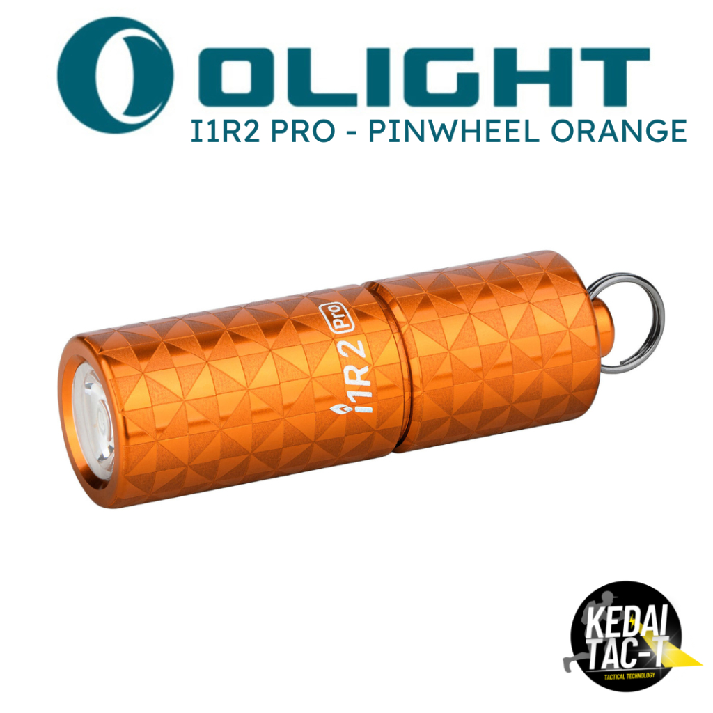 Olight i1R2 Pro - PinWheel ORANGE Powerful Keychain Flashlight ...