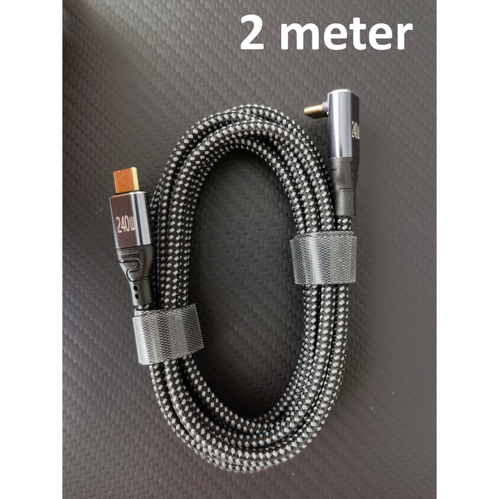 90 Degree Type C to Type C Cable Right Angle Fast Charge Cable L Shape ...