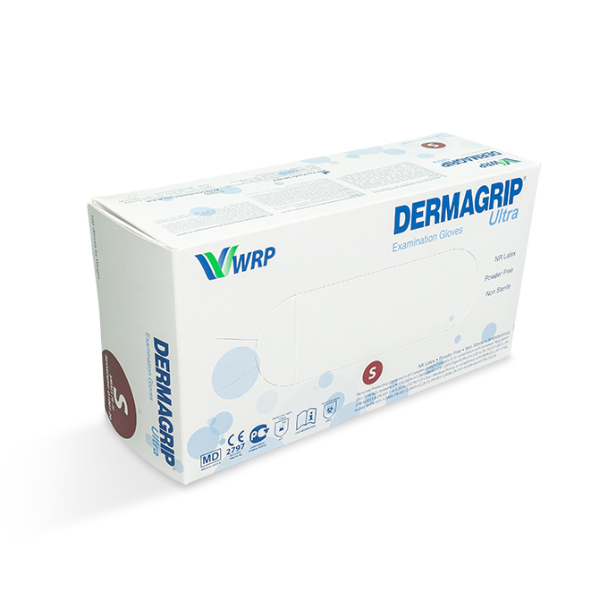MEDICAL GRADE GLOVES-DERMAGRIP Ultra Powder Free Latex Examination ...