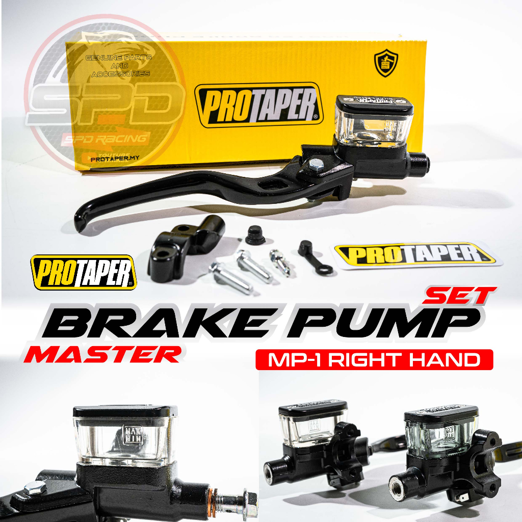 Master Brake Pump Set 14mm (MP-1 / RH) Protaper (Smoke / Transparent ...