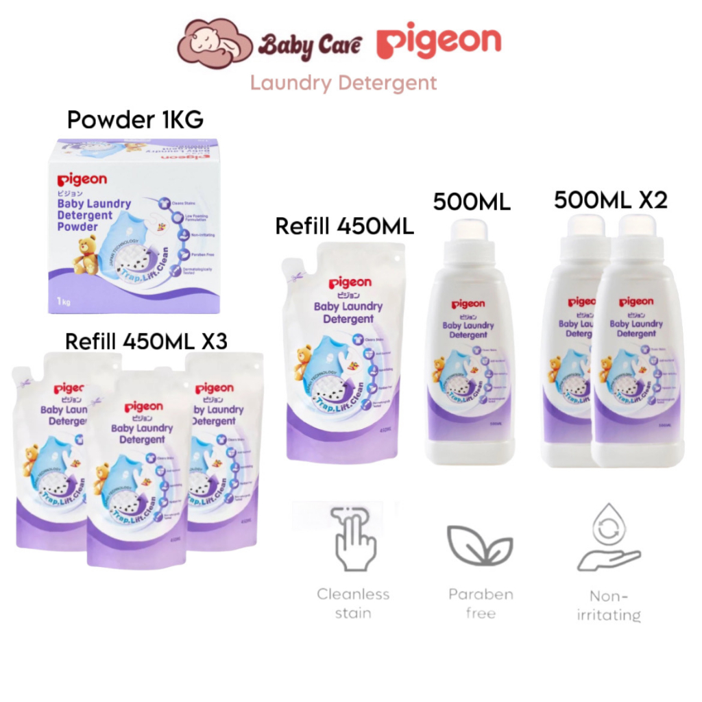 PIGEON Baby Laundry Detergent Powered Original Detergent | Shopee Malaysia