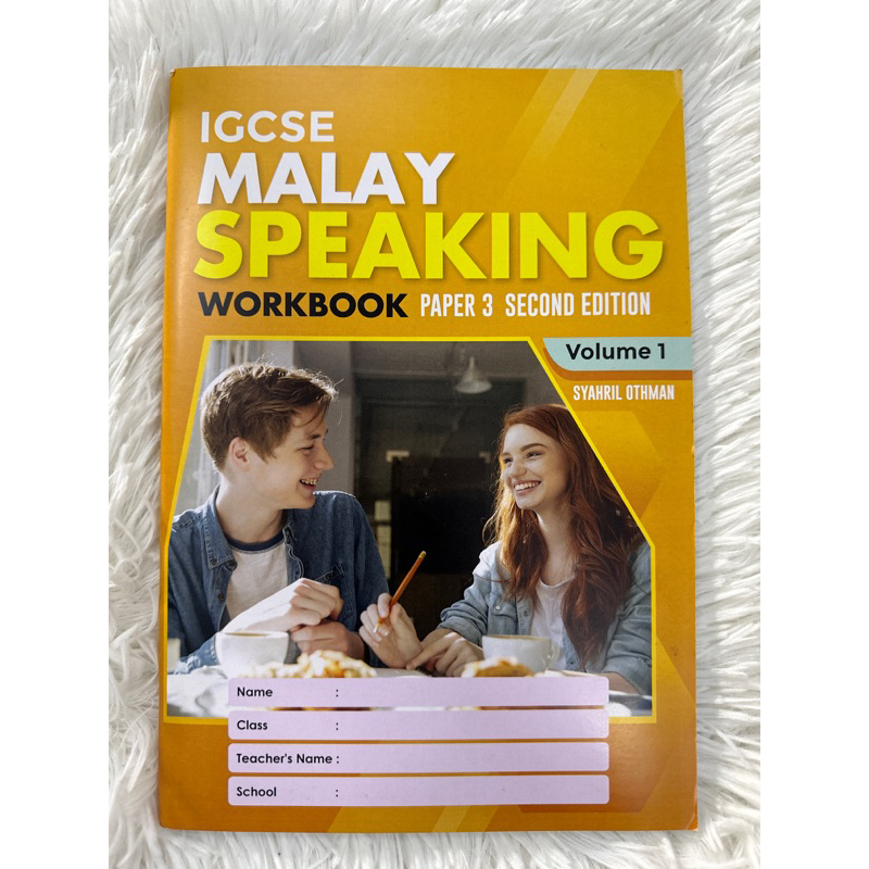 IGCSE Malay Speaking Workbook Paper 3 Second Edition (Volume 1-5 ...