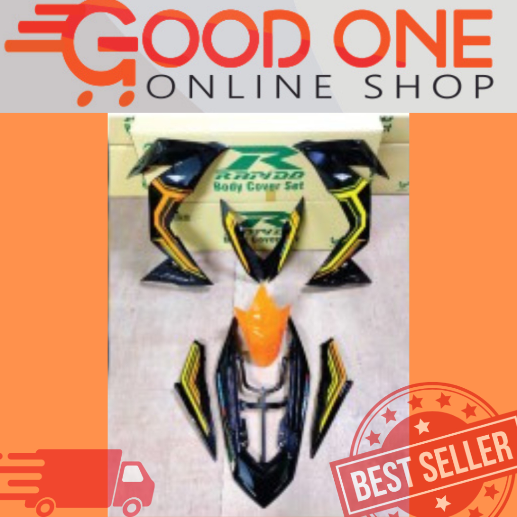Rapido Cover Set Assembly RS150R V2 V3 (23) Black/Orange Red/Grey ...