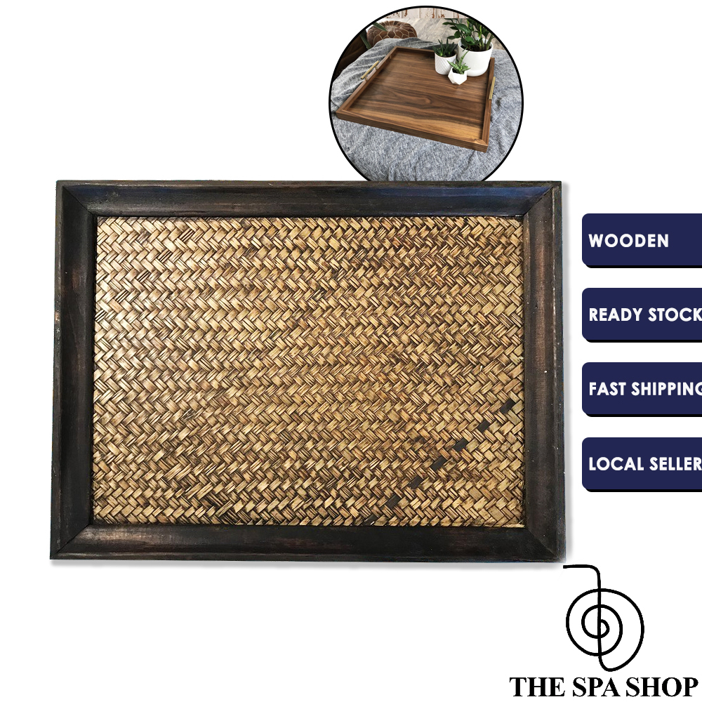 Mengkuang Dulang Raya Wooden Tray for Display/Decoration/Serving Ready ...