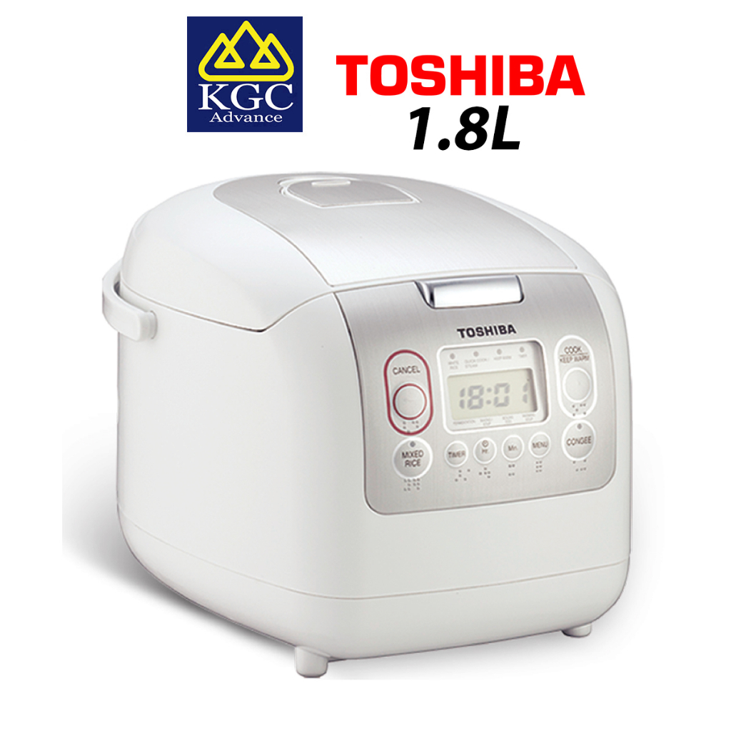 Toshiba Rice Cooker Digital Multipurpose (1.8L) RC-18NMFIM (W) Periuk ...