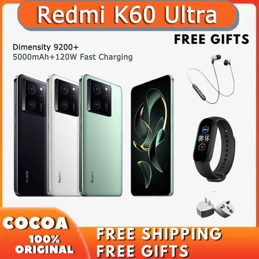 Xiaomi Redmi K60 Ultra / Dimensity 9200+ / 120W Fast Charging 5000mah battery 6.67 inches 144Hz ...