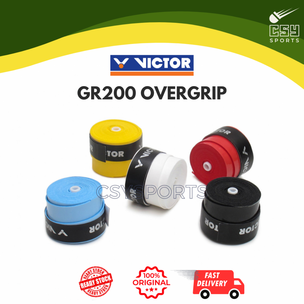 [100% ORI] VICTOR Racquet Grip GR200 Single Over Grip | Shopee Malaysia